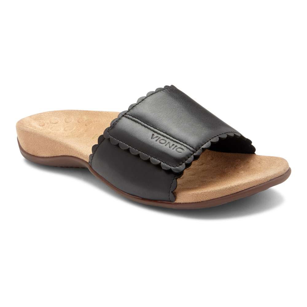 Florence Slide Sandal - Black – Vionic Shoes